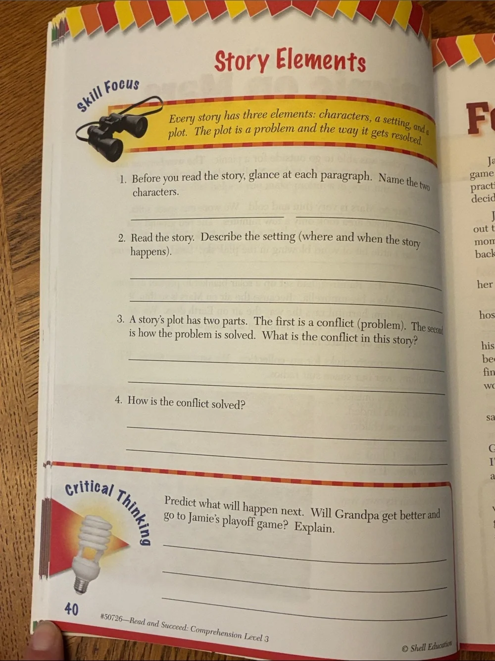 Other | Shell Education Read And Succeed Comprehension Level 3 Pink ...